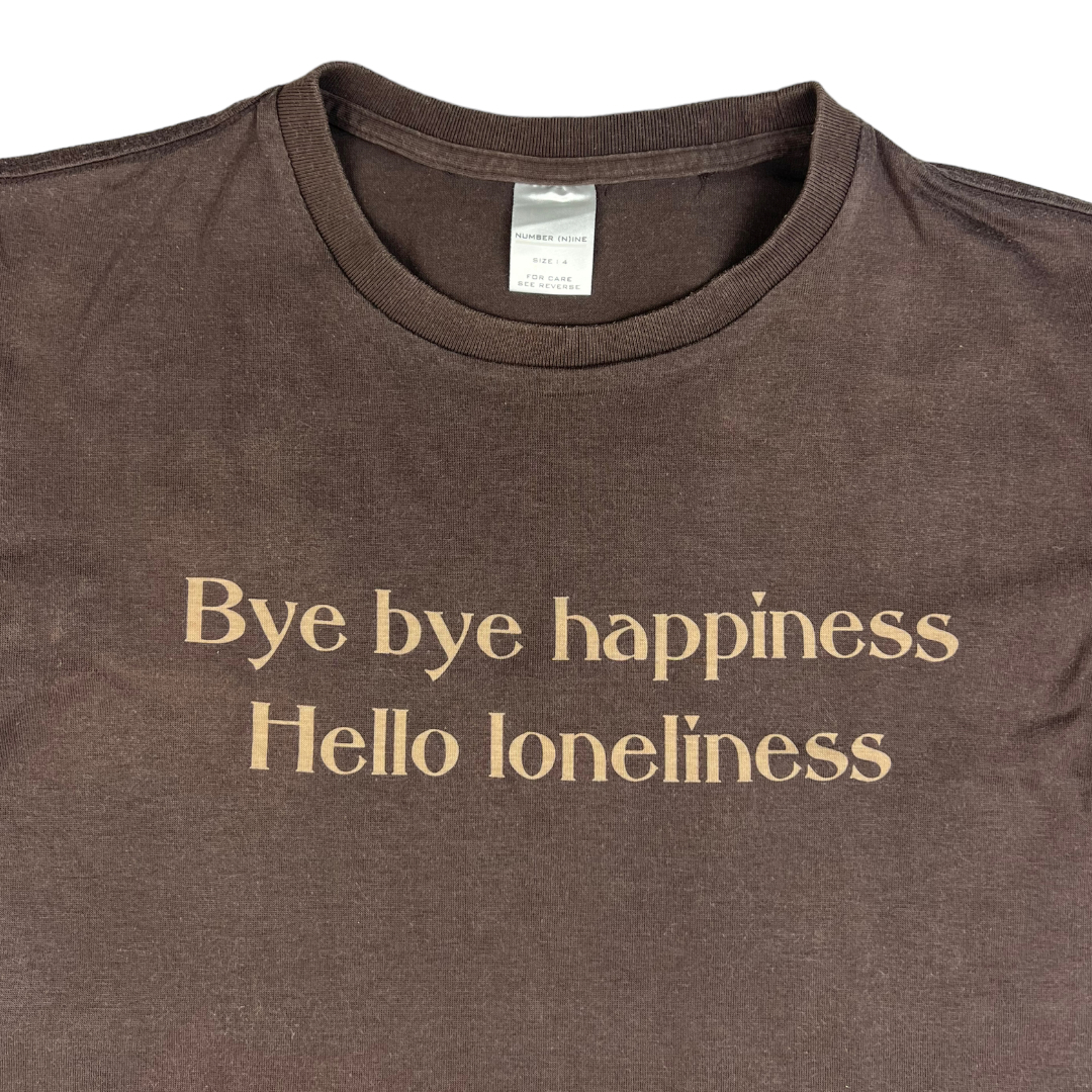 Number (N)ine 02AW "Nowhere Man" tee - SWISSBANKERSTORE